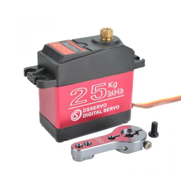 DS3225MG 25KG RC Digital Servo Large Torque High Speed Full Metal Gear ...