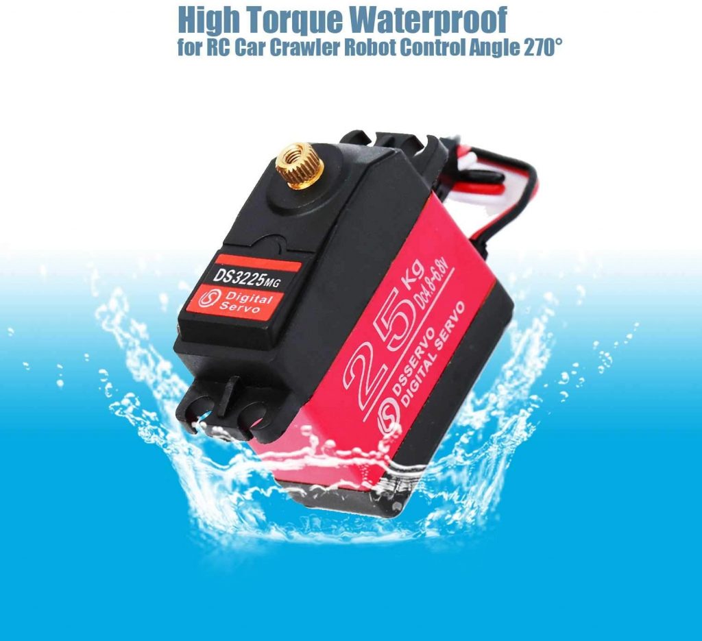 DS3225MG 25KG RC Digital Servo Large Torque High Speed Full Metal Gear ...