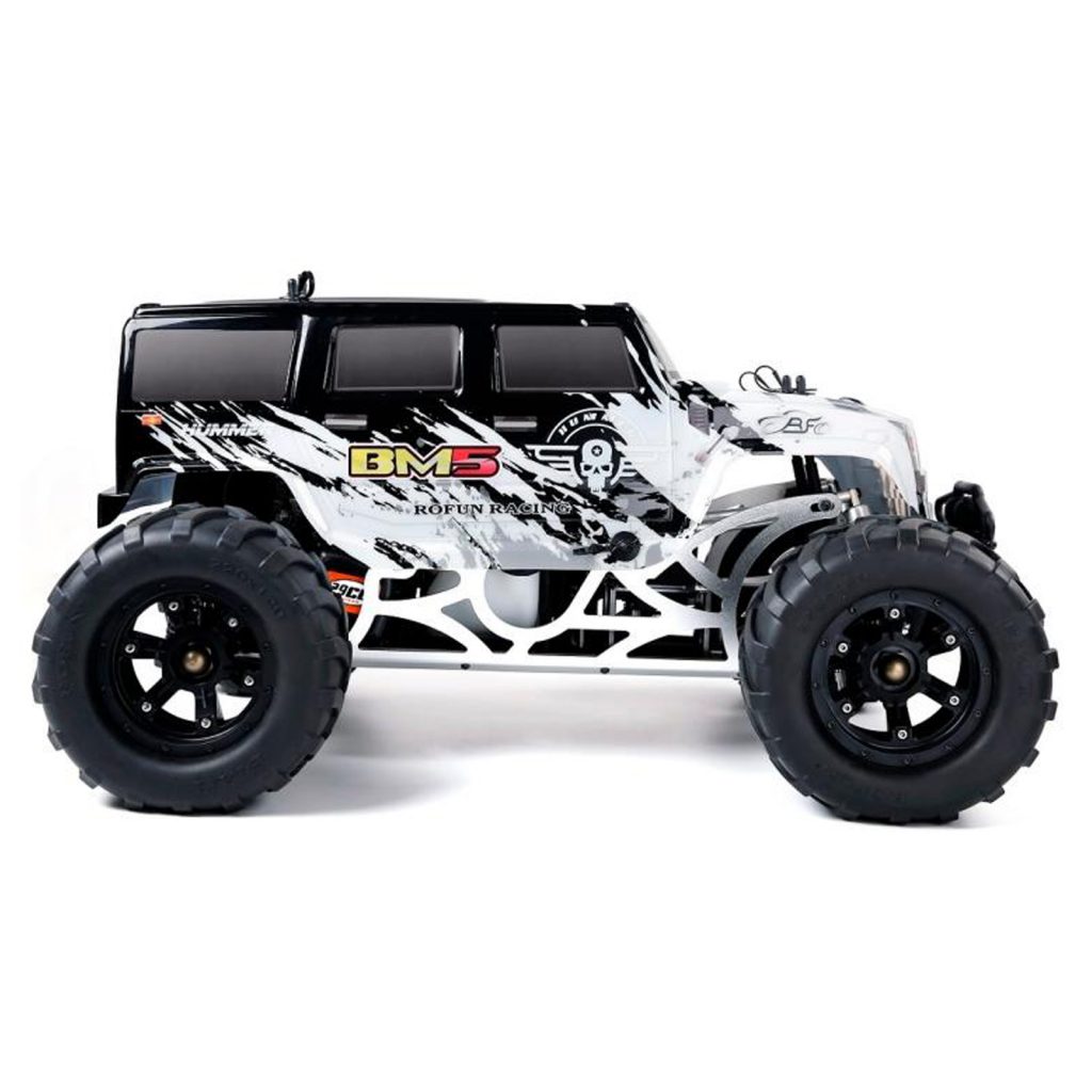 1/5 Scale Rovan BM5 RC Monster Truck Hummer Body Shell Fits FG ...