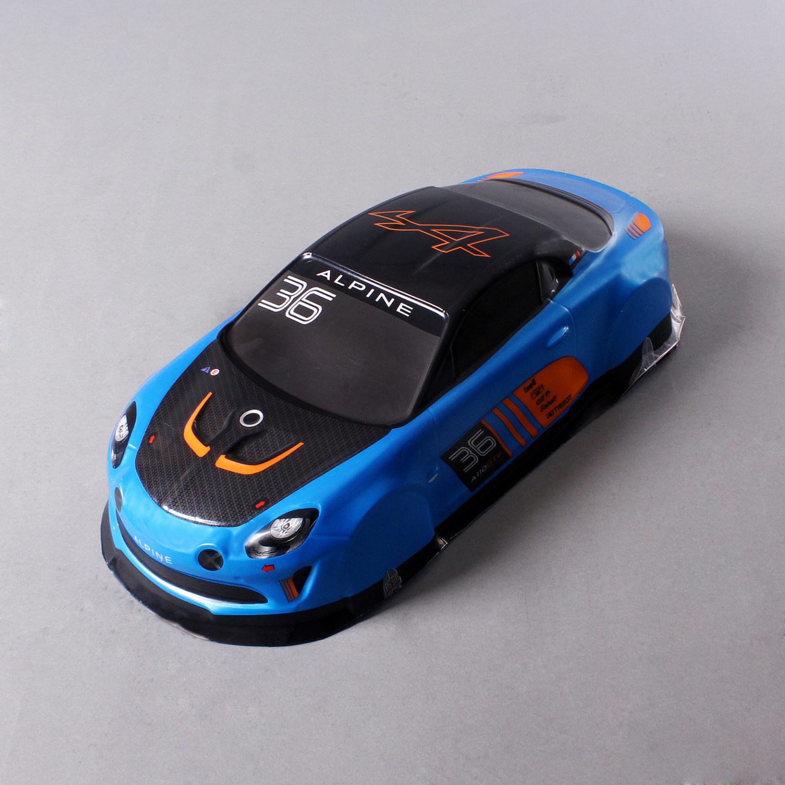 1:10 RC Onroad Painted Body-Shell (Fazer) Alpine GT4 For Tamiya TT01 ...