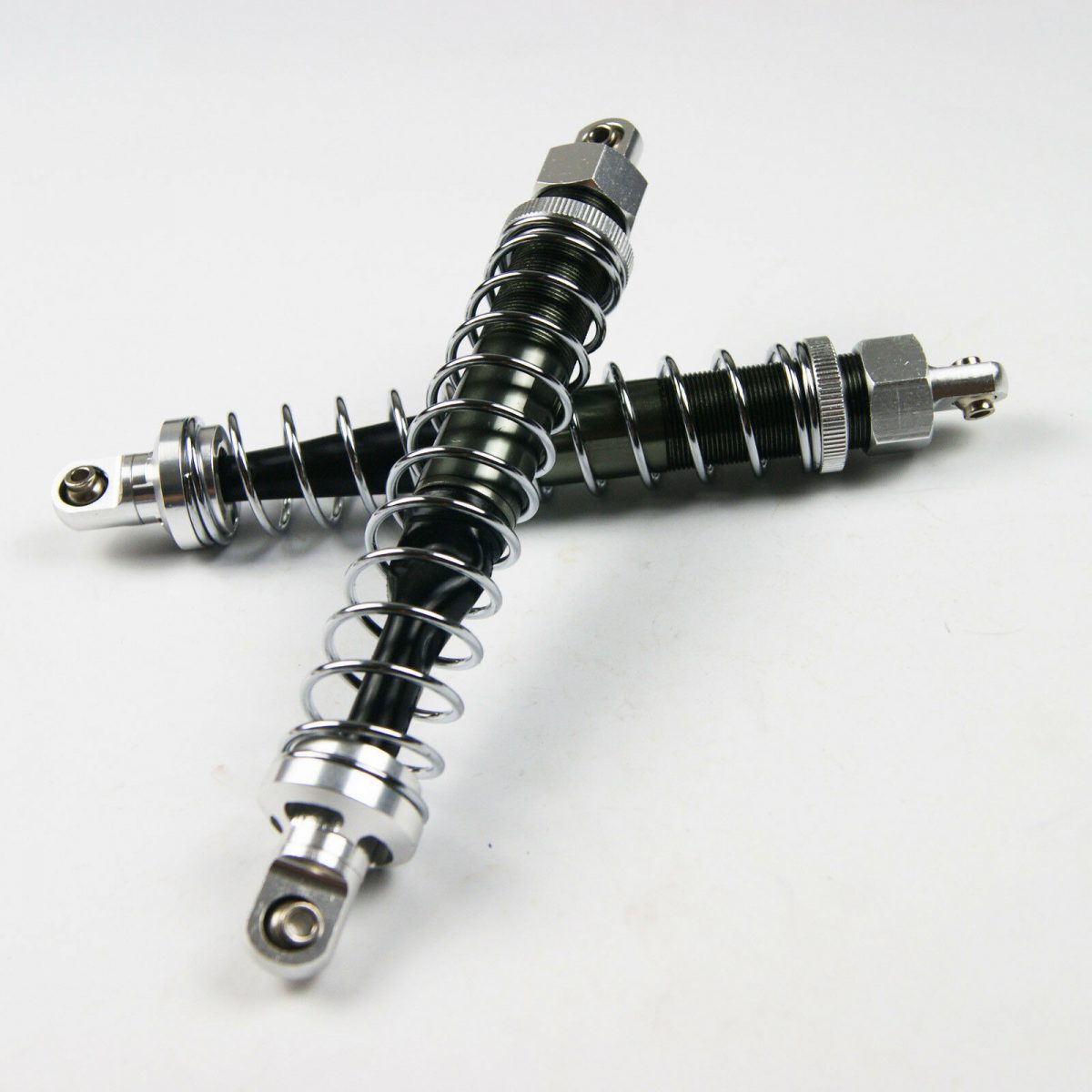 Rovan 1/5 Scale CNC Silver Aluminum Rear Baja Shocks Fits HPI Baja 5B ...