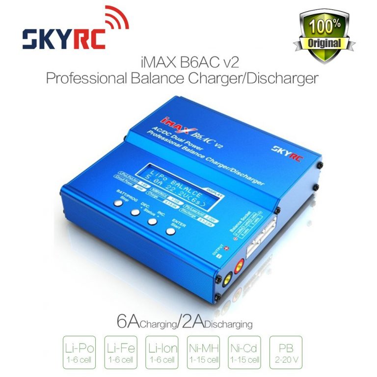 SkyRC iMAX B6AC V2 50W 6A Professional AC DC LiPo NiMh Battery Balance ...