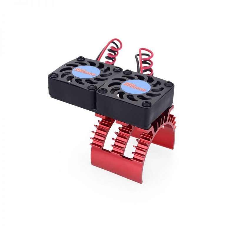 Surpass Hobby 36mm Brushless Motor Heat Sink with Dual Cooling Fan for ...