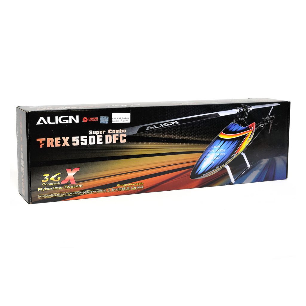 Align T-REX 550E DFC Super Combo Helicopter Kit w/Motor, ESC, 4 Servos ...