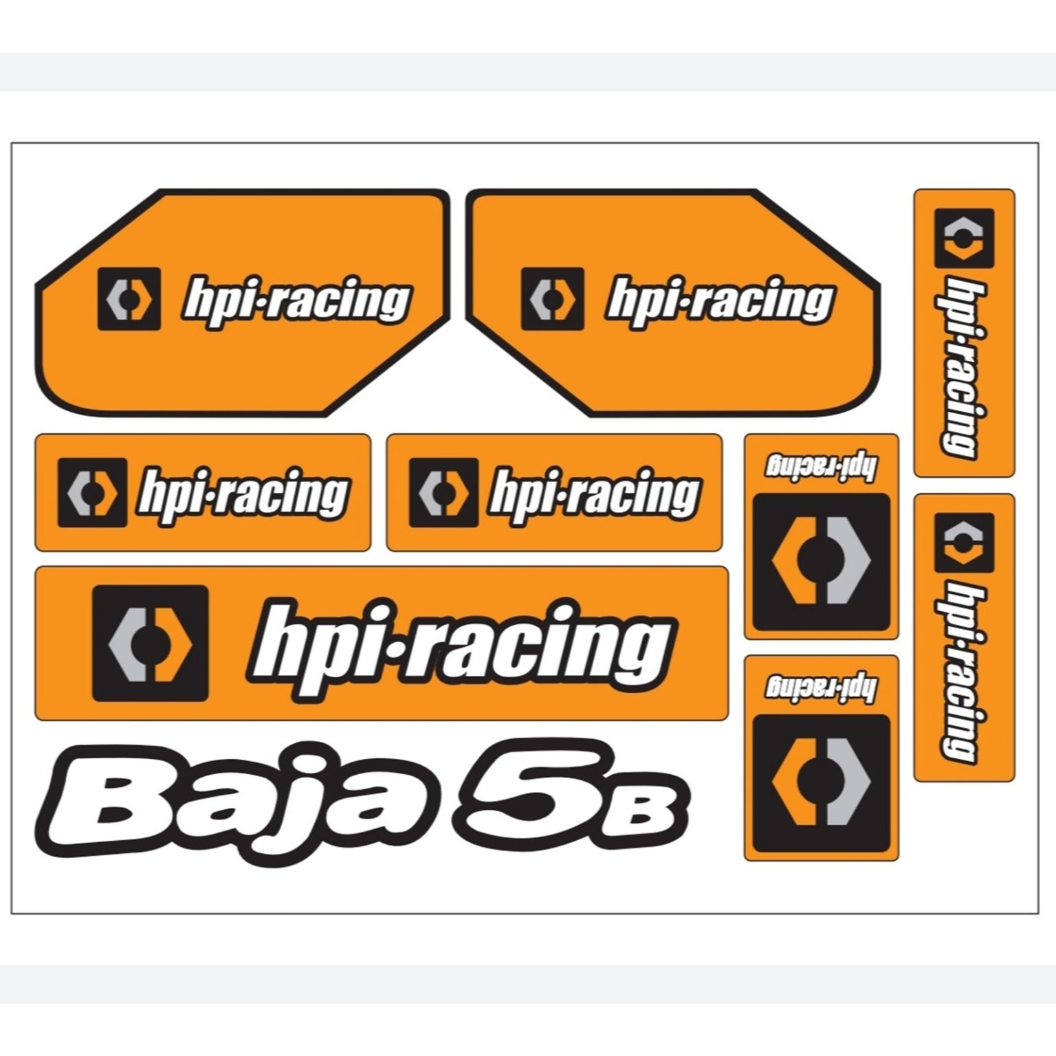 1/10 1/8 1/5 HPI Savage Blitz Baja 5B/5T/5SC Body Shell Decals Sheet ...