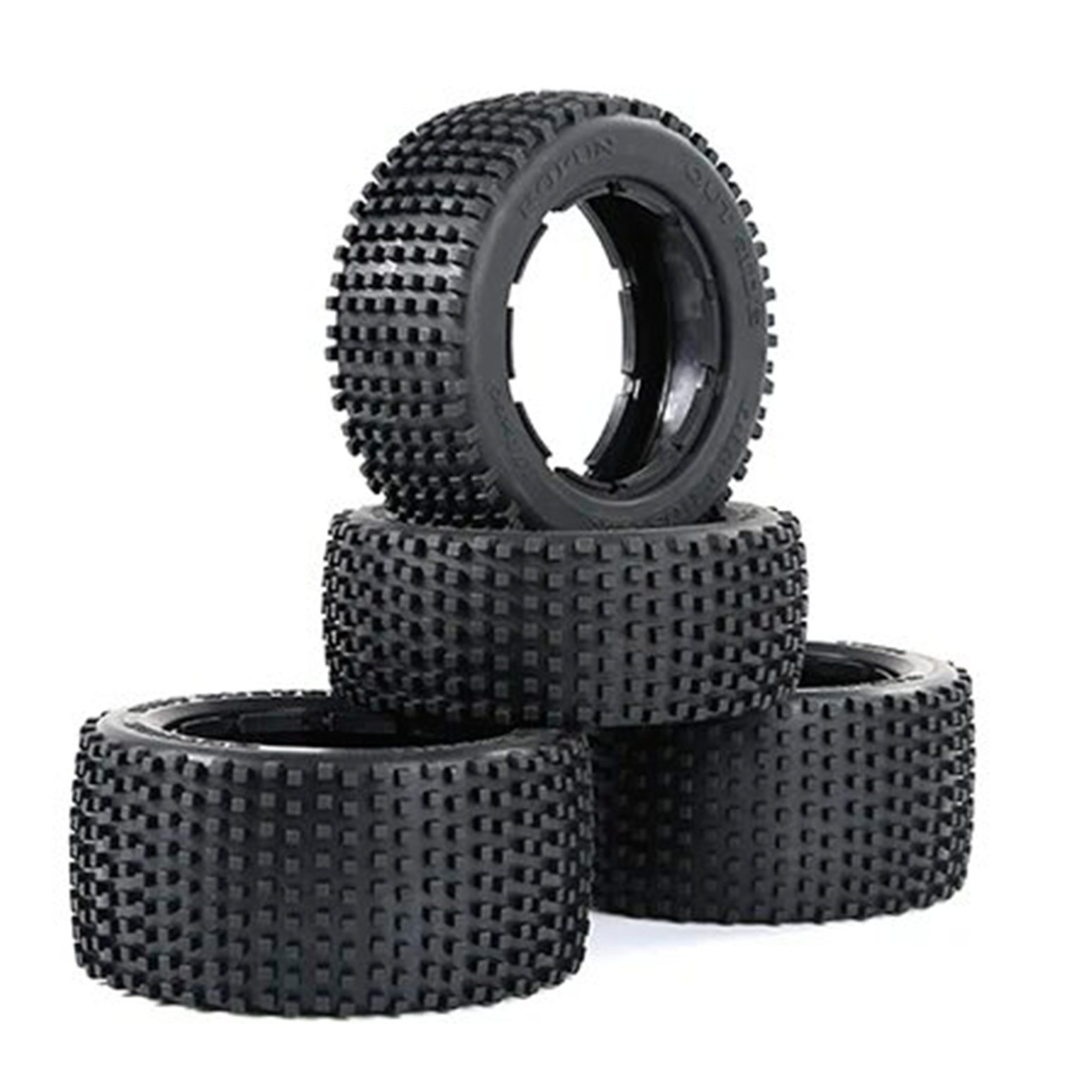 Rovan Baja 5B Front and Rear Pin Spike Desert Buggy Tires (Rovan/HPI/KM ...